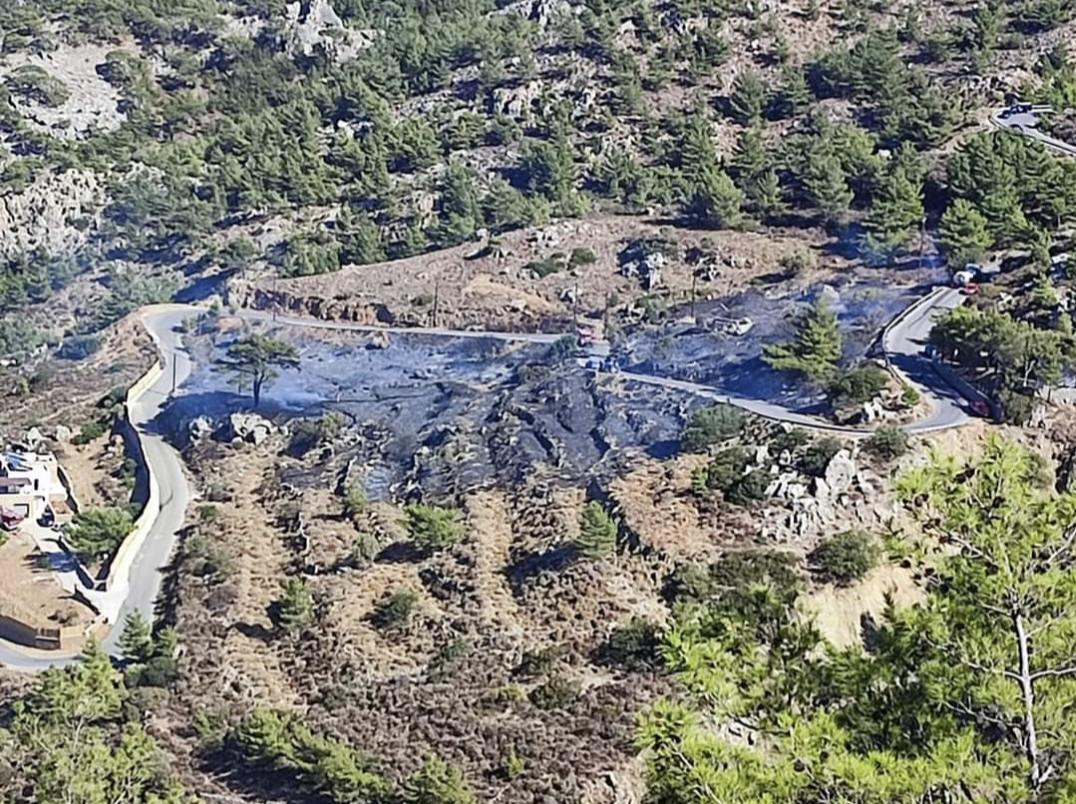 Χωρίς ενεργό μέτωπο η φωτιά στο Κατωδιο Καρπάθου | karpathiakanea.gr