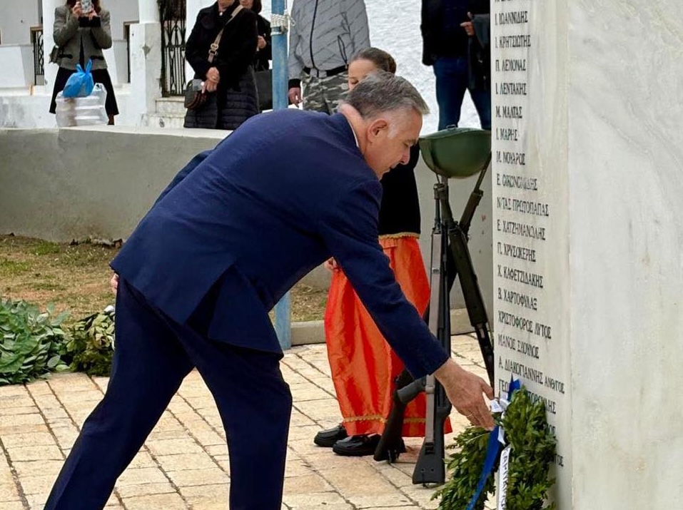 Από την ΚΑΡΠΑΘΟ το μήνυμα του Βασίλη Υψηλάντη για την Εθνική επέτειο ...
