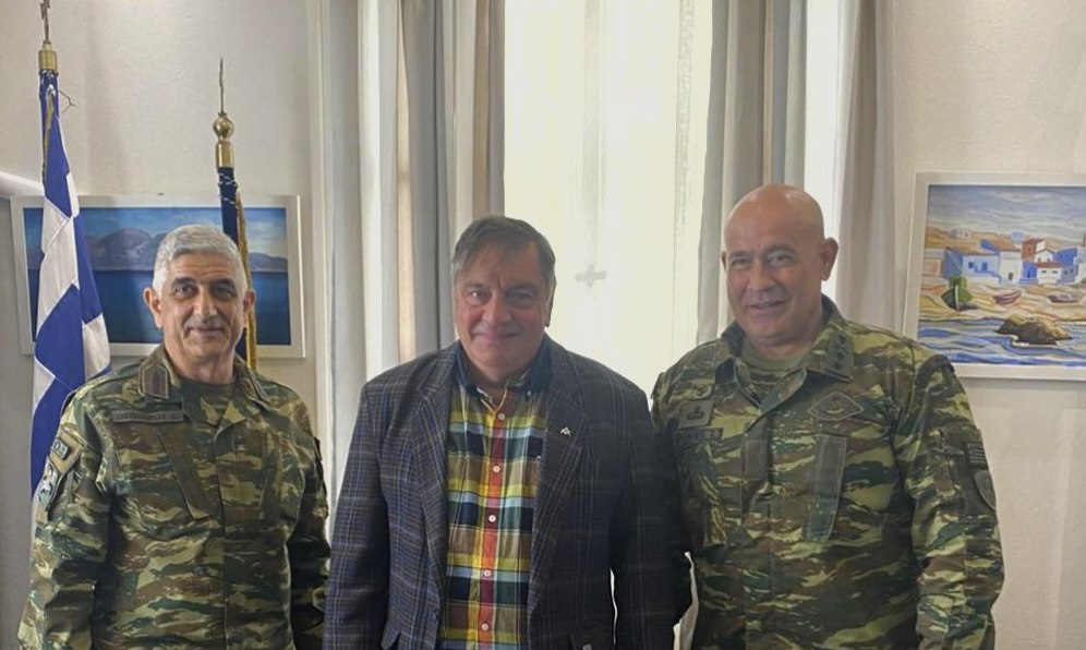 Εθιμοτυπική επίσκεψη του Διοικητή ΑΣΔΕΝ και του Διοικητή της 95 ΑΔΤΕ ...